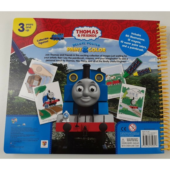 Thomas & Friends | Other | Thomas Tank Engine Train Poster Paint Color ...